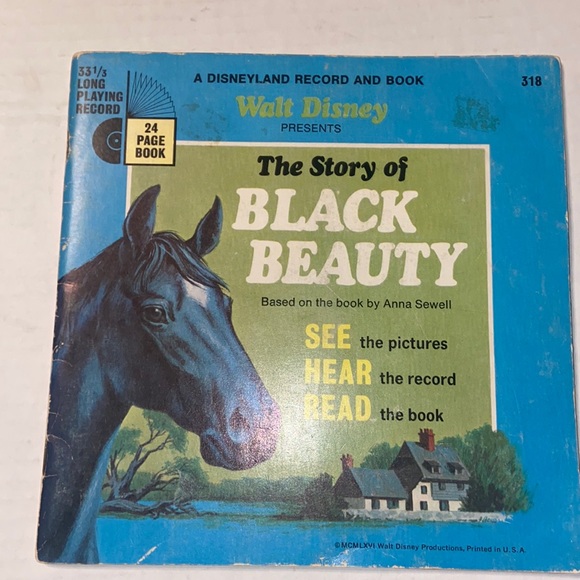 Disney | Media | Vintage 966 Walt Disney The Story Of Black Beauty ...